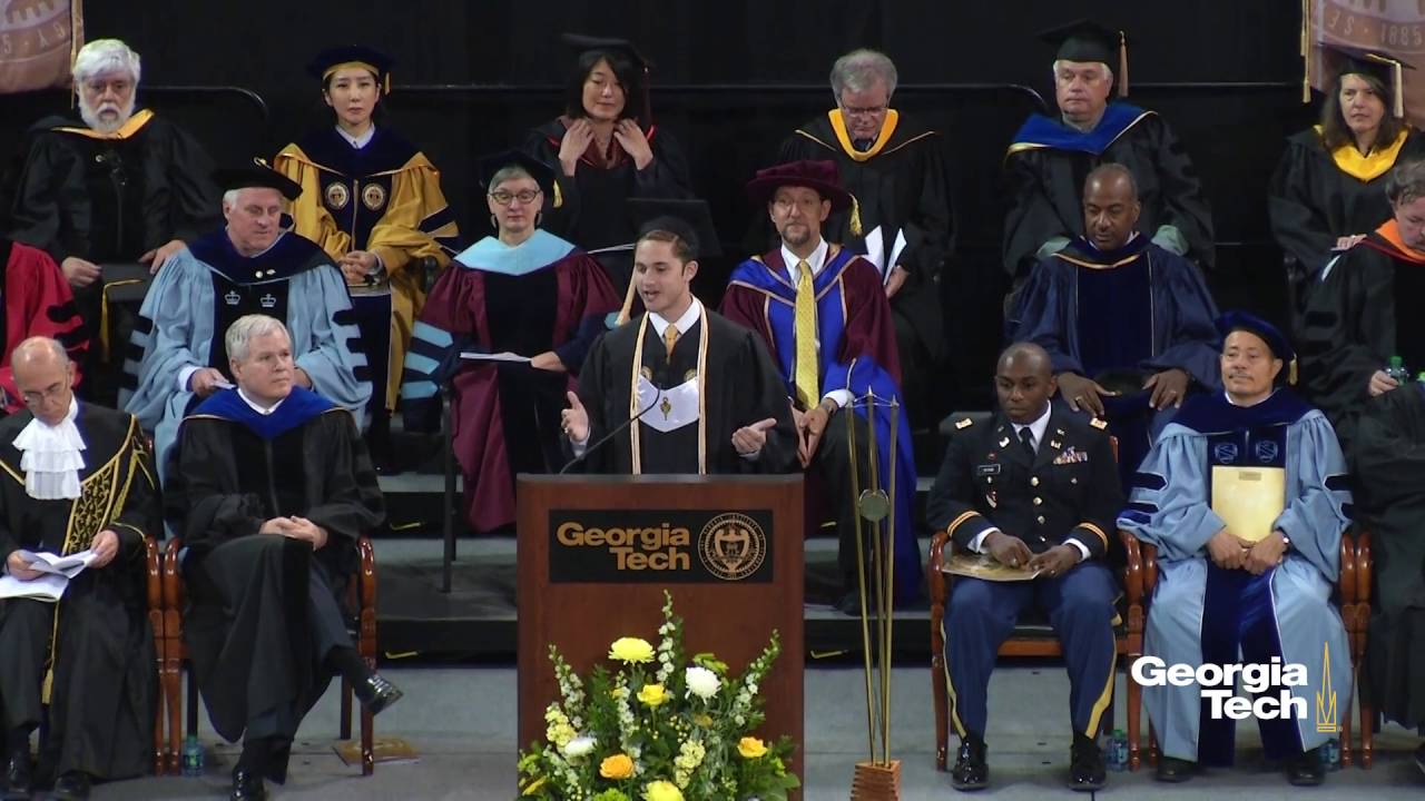Georgia Tech Student Commencement Speaker 2016 - YouTube