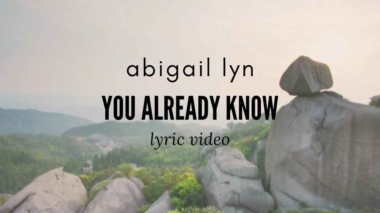 Abigail Lyn - You Already Know (JJ Heller Cover) - YouTube