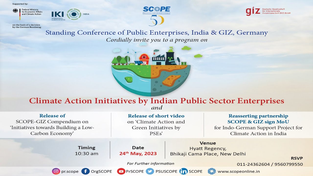 Climate Action Initiatives by Indian Public Sector Enterprises - YouTube