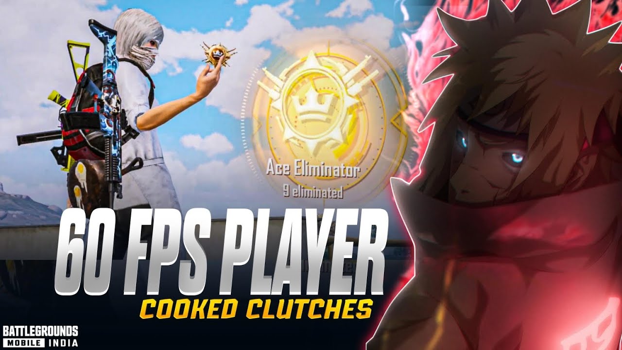 The 60 Fps player cooked | fastest 4 fingers player |BGMI -PUBG MOBILE ...
