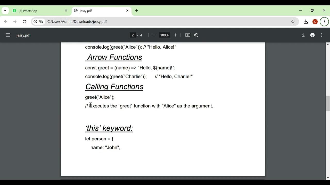 java script basics - YouTube