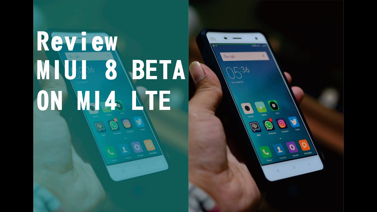 MIUI 8 BETA On Xiaomi MI 4 LTE 3/16 Indonesia - YouTube