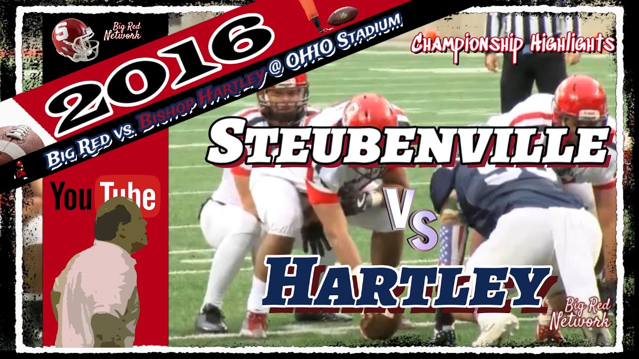 2016 🏈 Steubenville Big Red vs Columbus Bishop Hartley Hawks ...