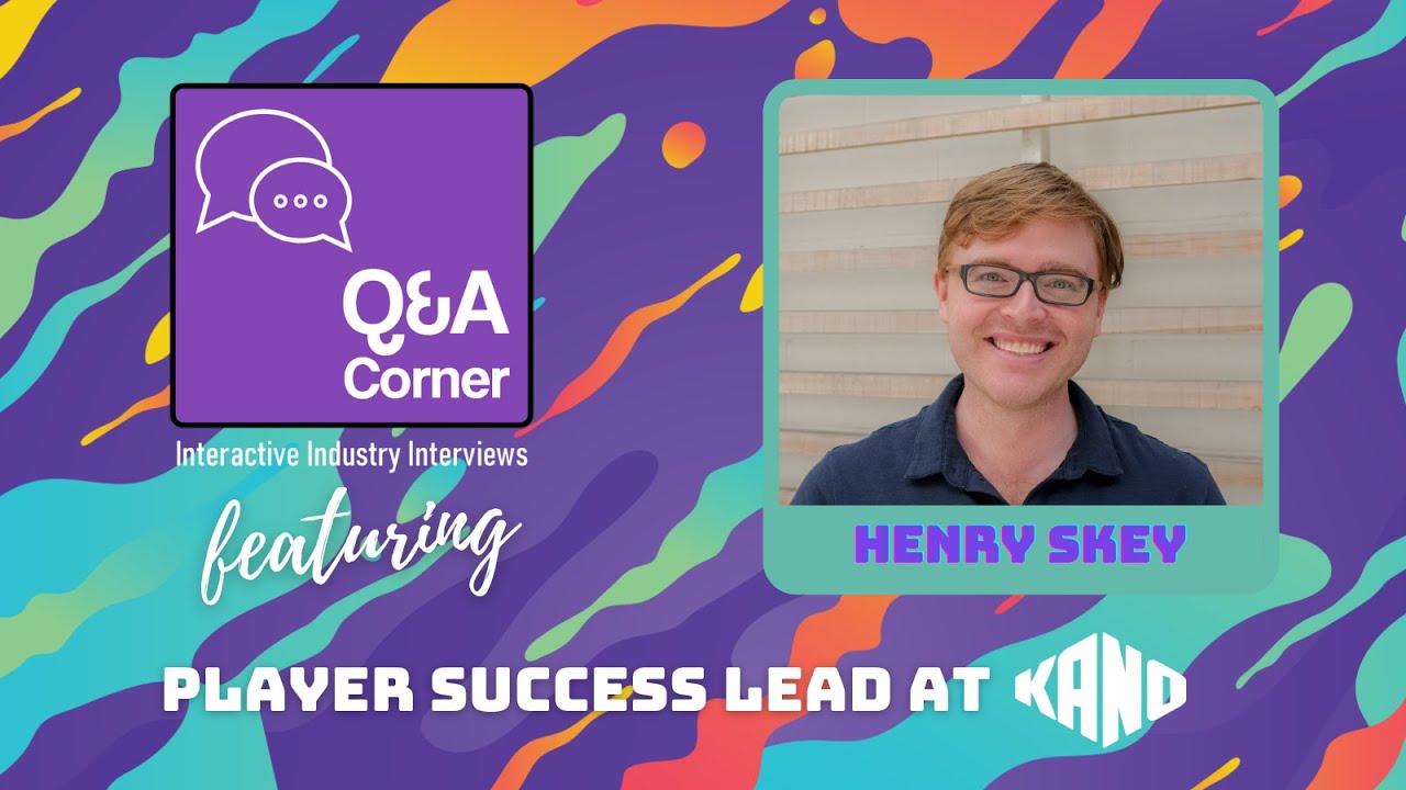 Q&A Corner featuring Henry Skey: Player Success Lead at Kano Apps - YouTube