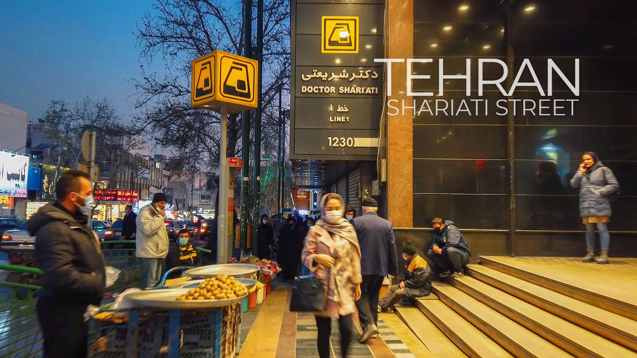 TEHRAN 2021 - Evening Walk on Shariati Street / تهران، خیابان شریعتی ...