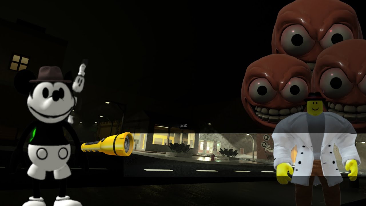 Giant floating heads tried to kill us in roblox! (Roblox GEF) - YouTube