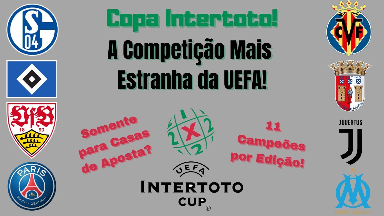 COPA INTERTOTO! A COMPETIÇÃO MAIS ESTRANHA da UEFA! - YouTube