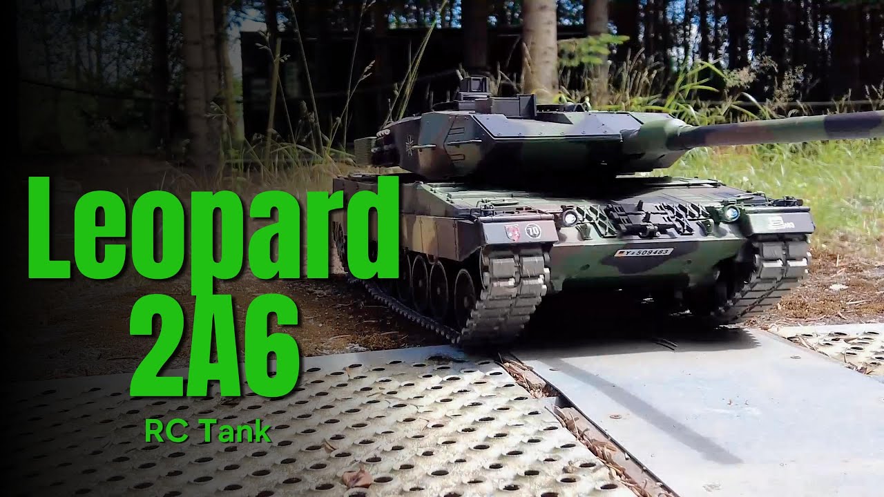 Pure Driving Of Leopard 2A6 RC Tank - YouTube
