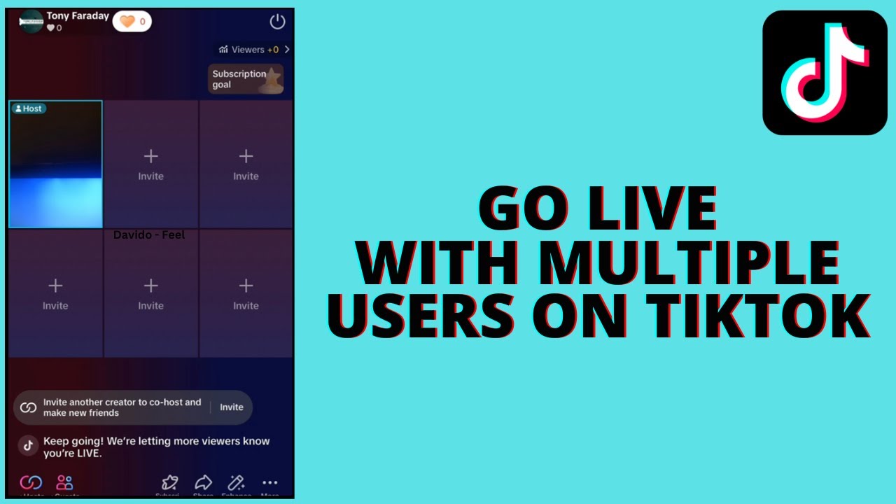 Use Multi Guest Layout On Tiktok Live - YouTube