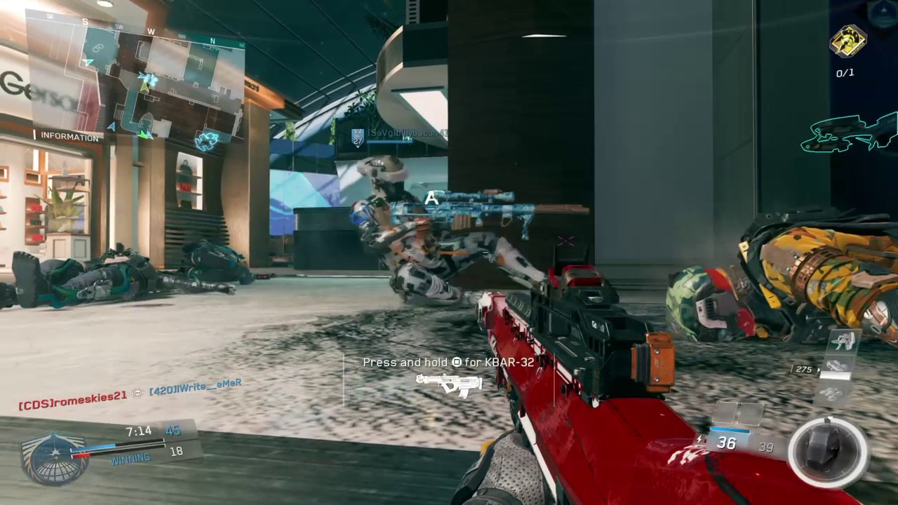 COD: Infinite Warfare 45-2 + R-C8 Streak & Vulture Fury Kill Gameplay ...