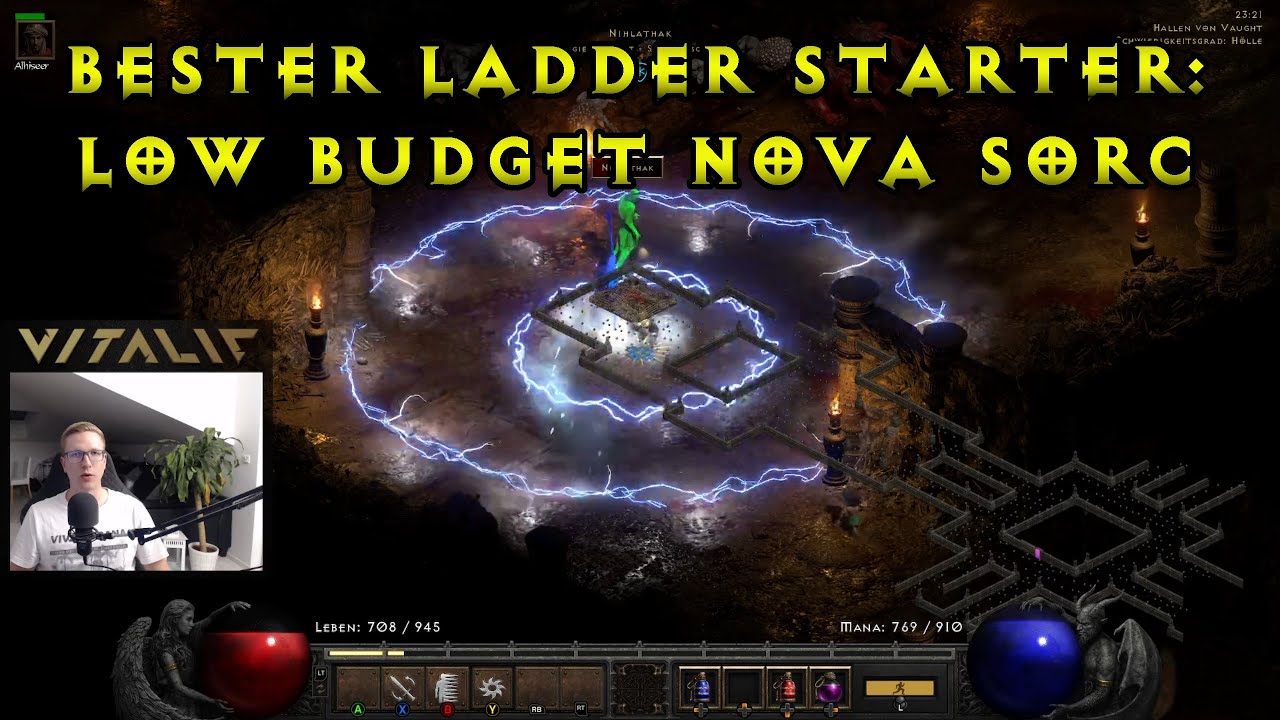 Low Budget Nova Sorc: Der beste Ladder Start Build für D2R? - YouTube