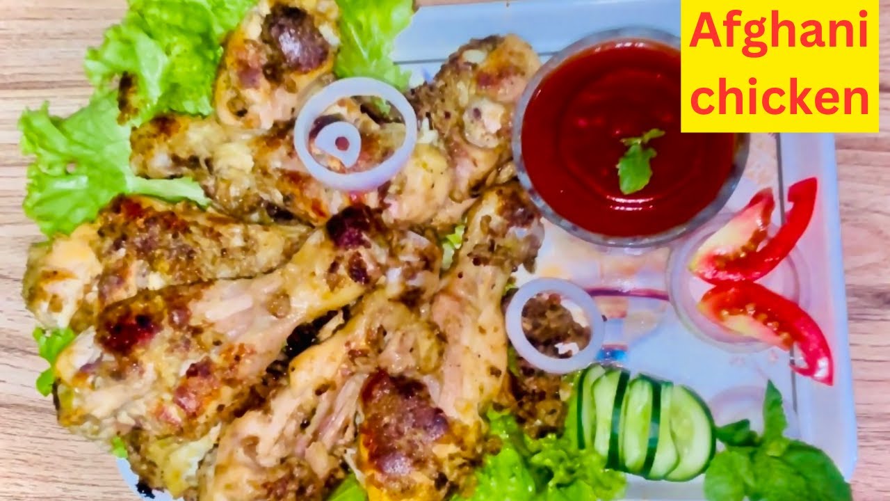 Best And Easiest Afghani Chicken With Hawa foods | Restaurant Style ...