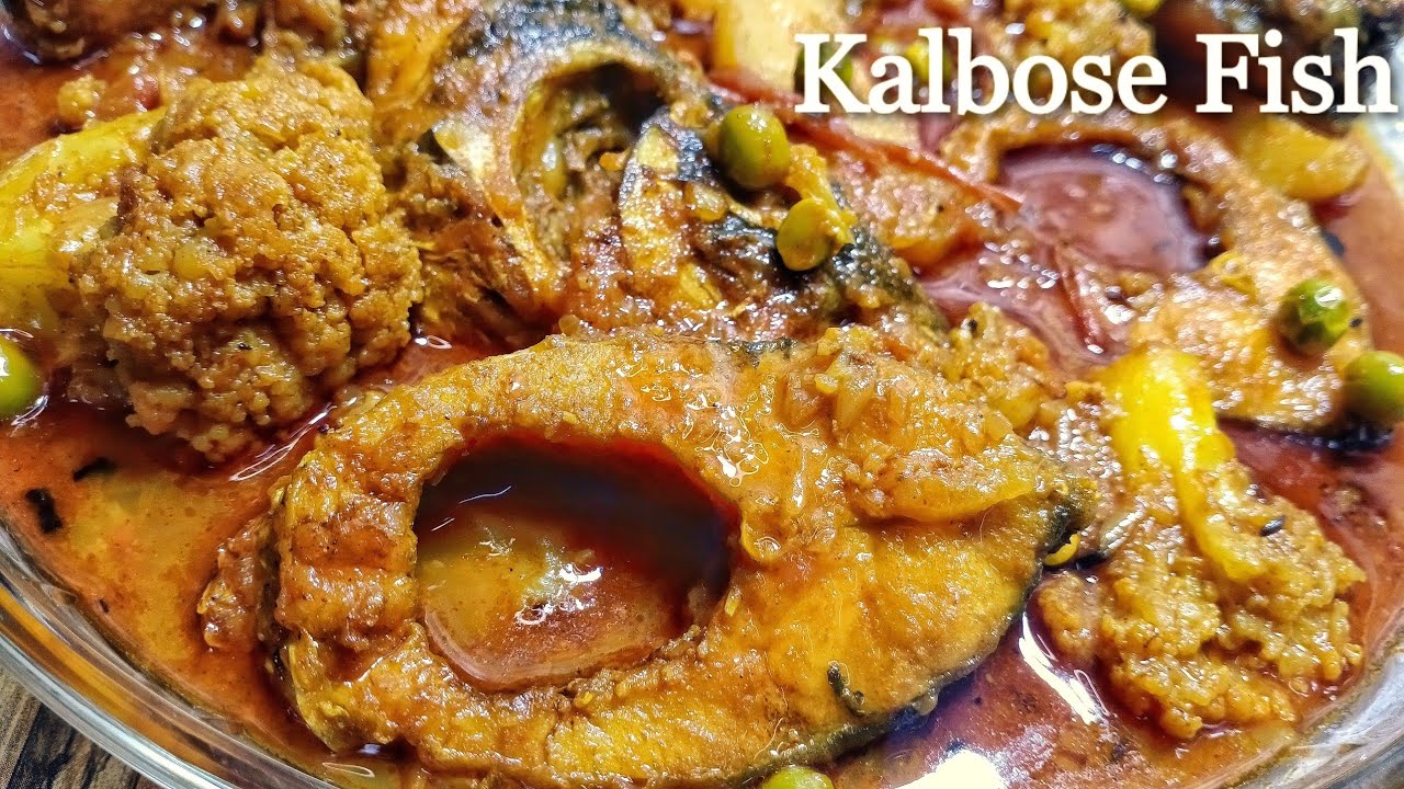 Fulkopi diye kalbose macher jhol | kalbose fish recipe | Anjanar ...