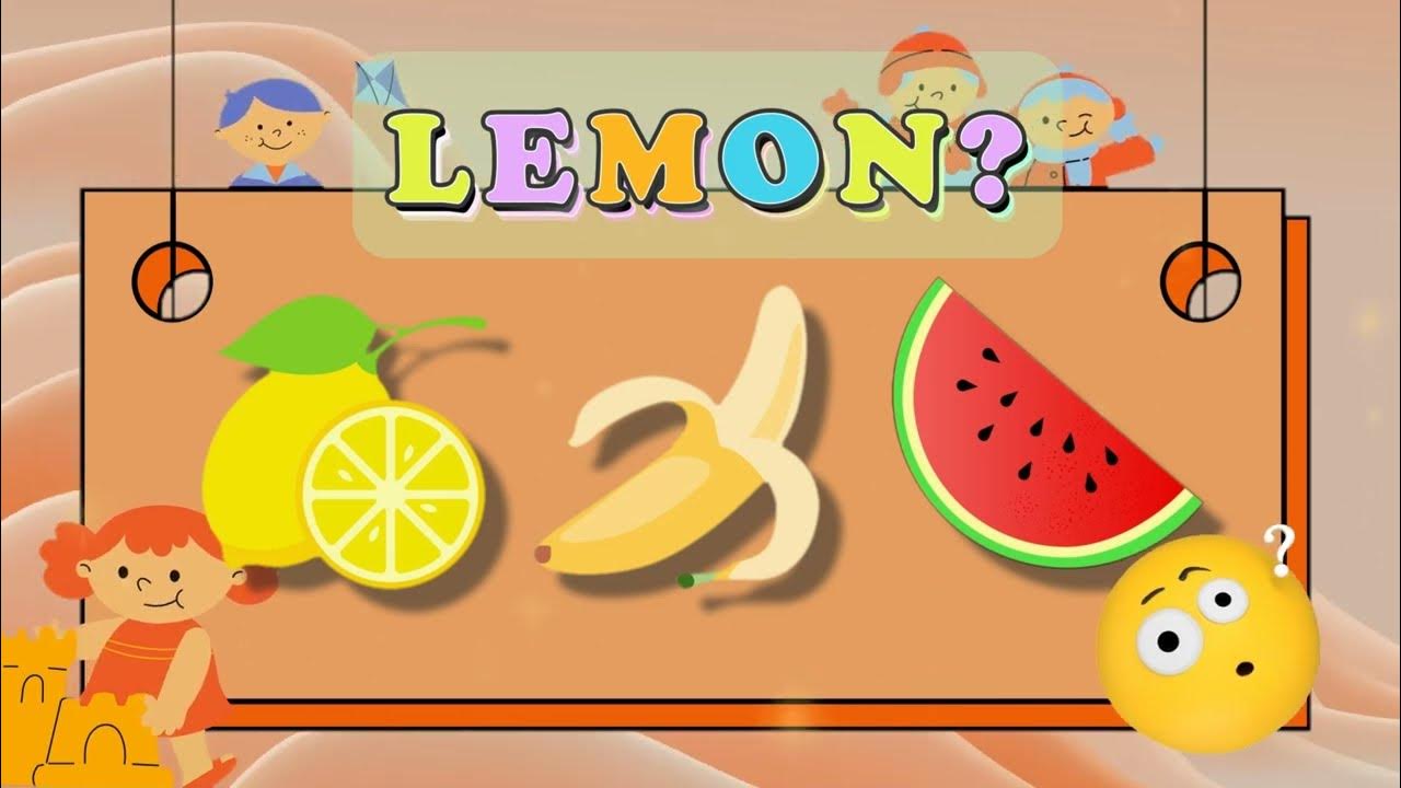 Guess the Fruit Challenge | Educational Videos for Kids - YouTube