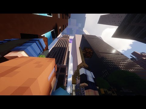 Giantess city crush Minecraft Animation (First-Person)