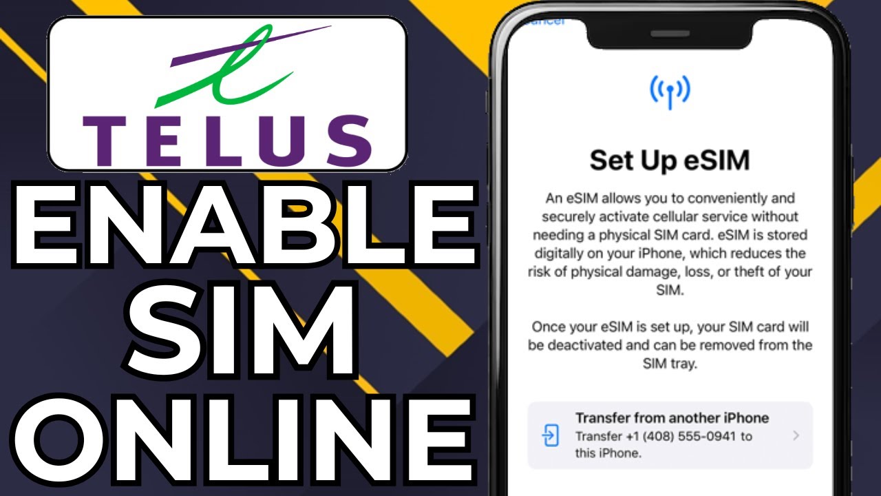 HOW TO ACTIVATE TELUS SIM CARD ONLINE (2025) - YouTube