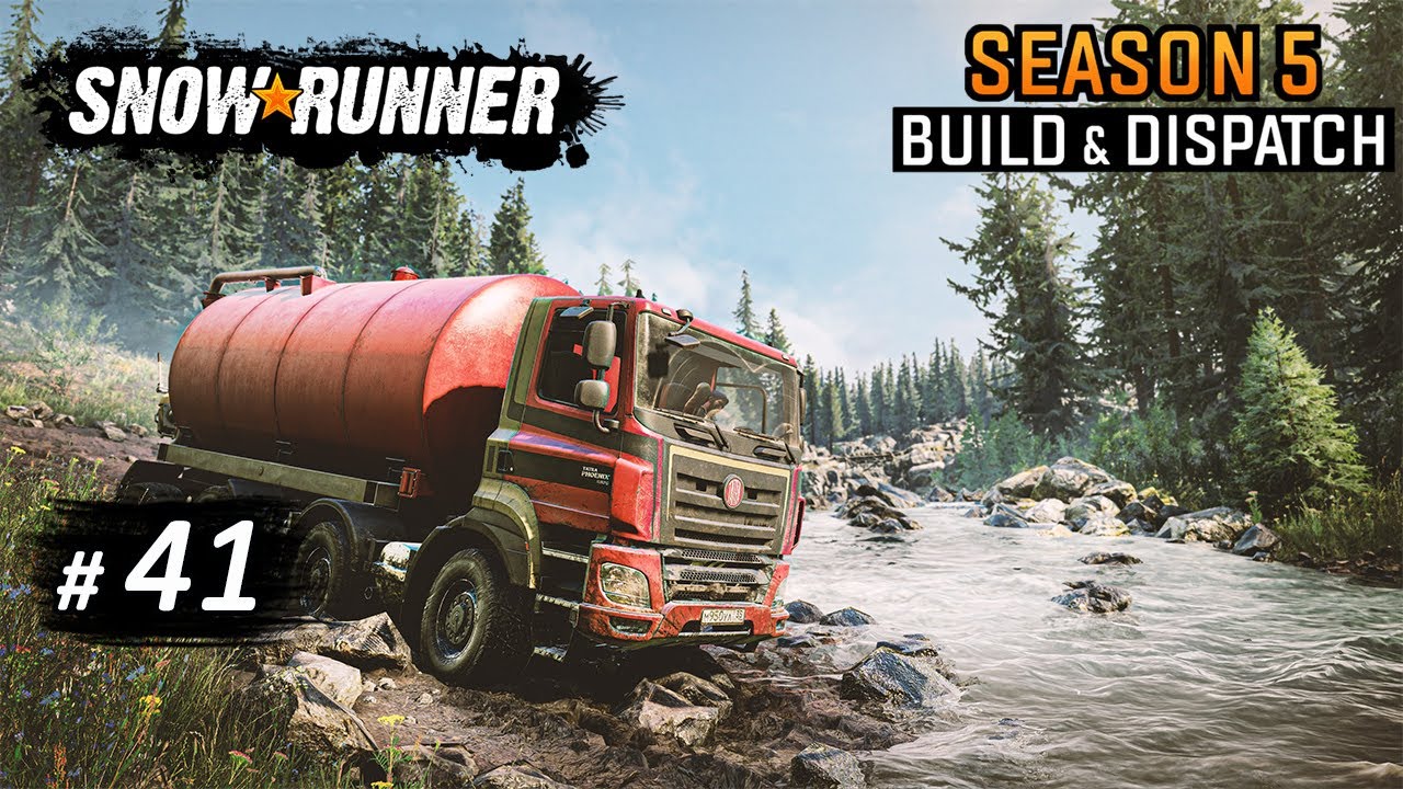 SnowRunner (Season 5: Build & Dispatch) - #41 - Дон - состязания "Царь ...