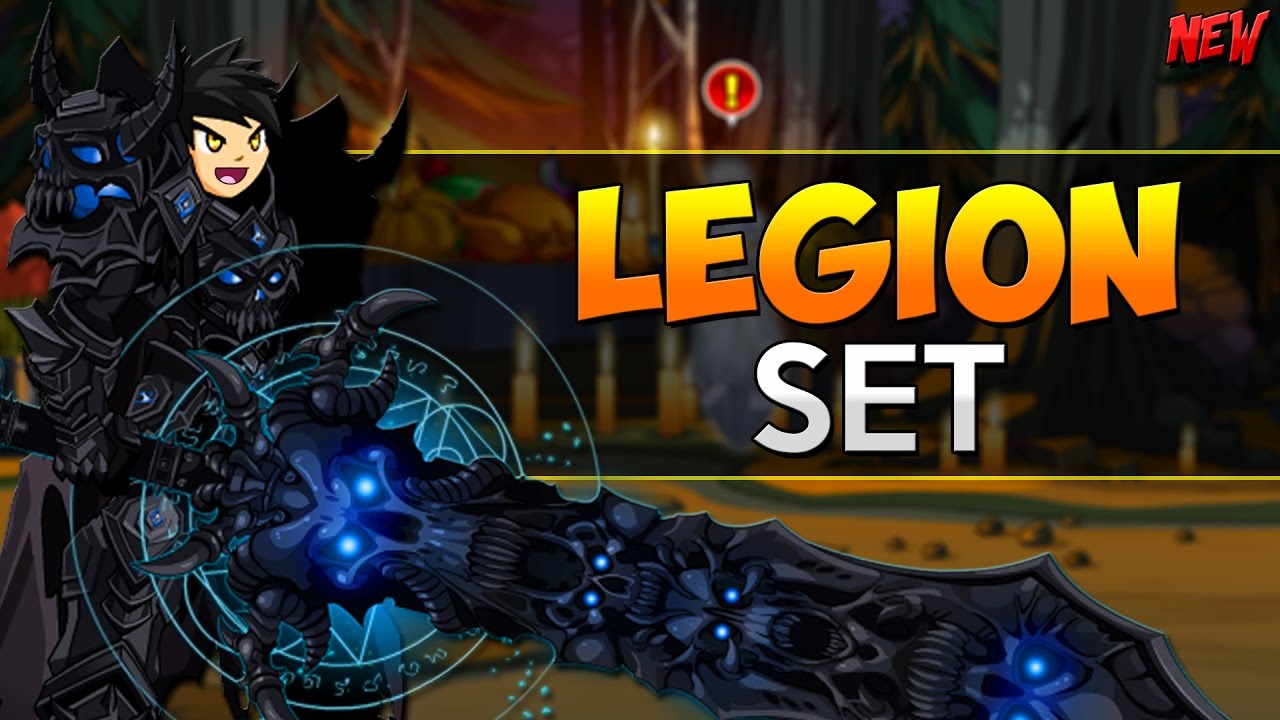 Lord of Bones Legion Set AQW AdventureQuest Worlds - YouTube