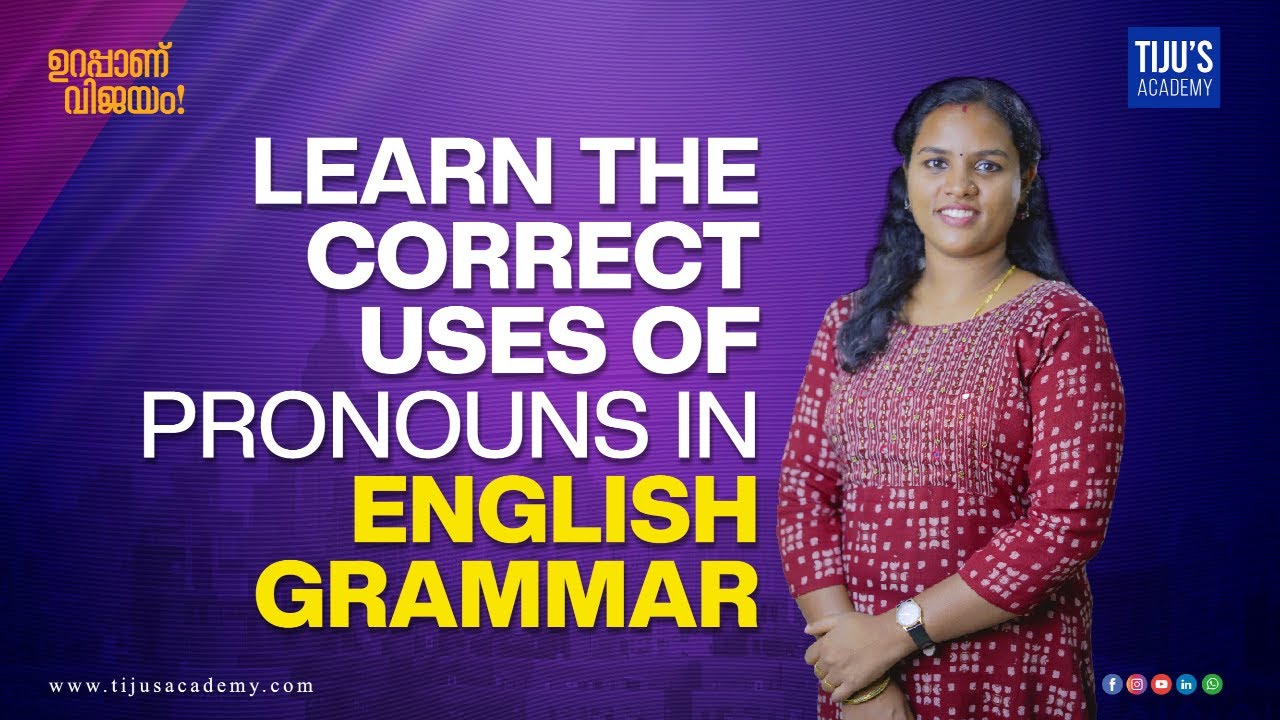 Learn the Correct Uses of Pronouns in English Grammar - YouTube