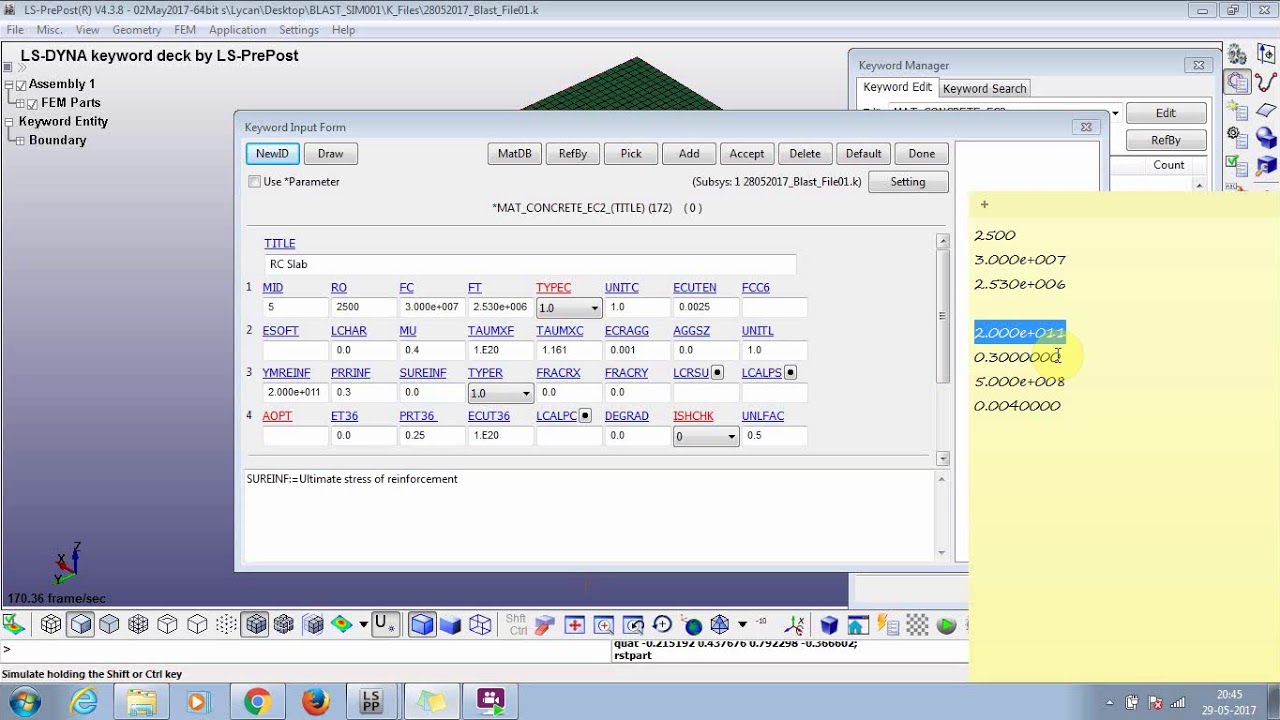 LS Dyna_3: Blast Load Simulation_09 - YouTube