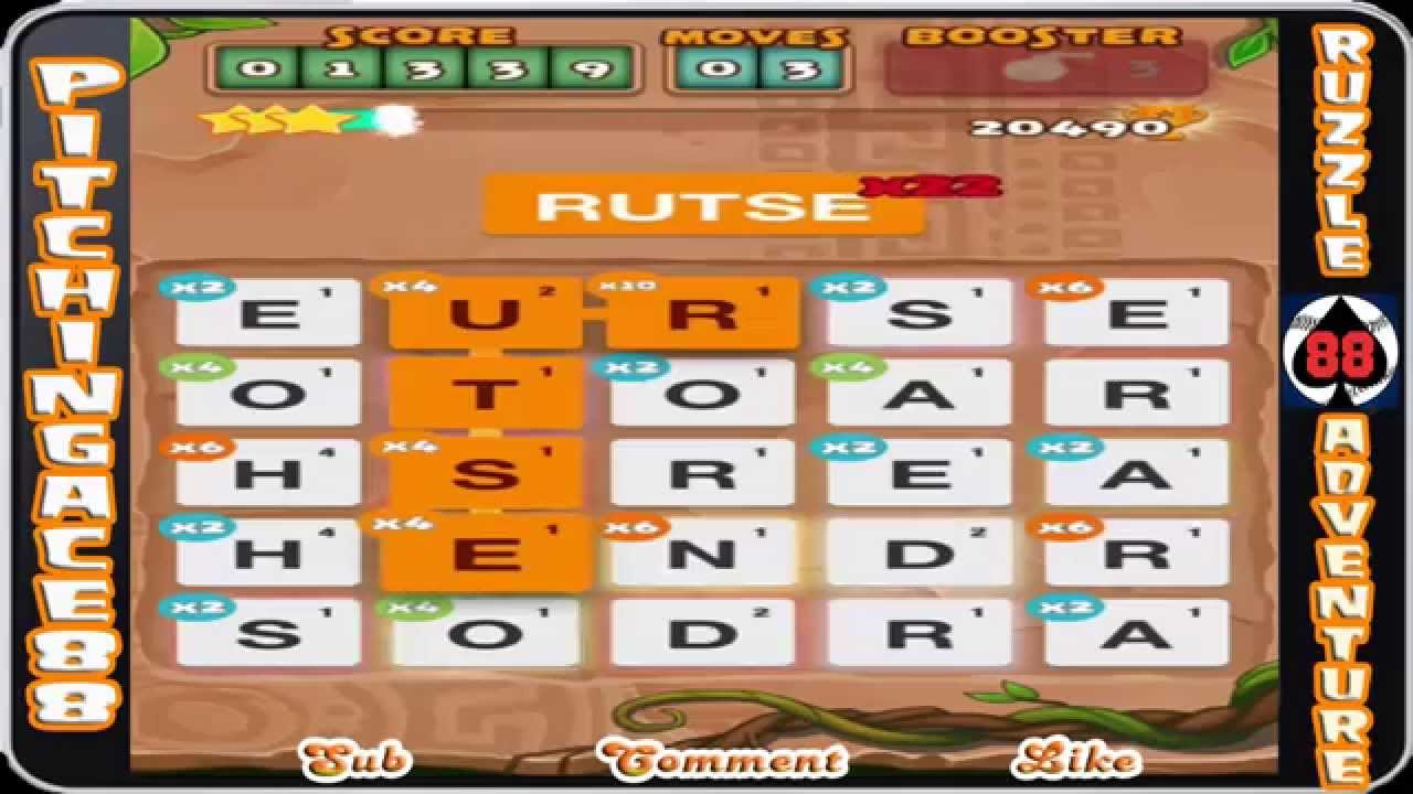 Ruzzle Adventures - 3 Star First Levels (iOS, Android) - YouTube