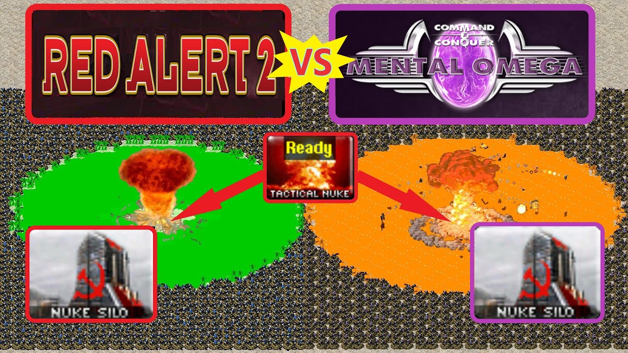 RED ALERT 2 vs MENTAL OMEGA - Nuke - YouTube