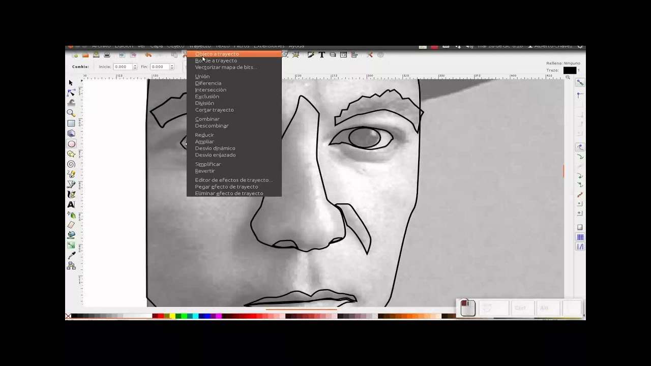 Inkscape: Dibujando un rostro - Parte 1 - YouTube