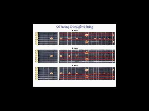 C6 TUNING 6 STRING LAP STEEL GUITAR CHORDS #shorts - YouTube