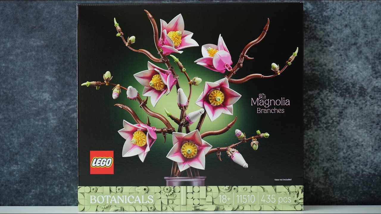 LEGO Botanicals 11510 Magnolia Branches - LEGO Speed Build Review - YouTube