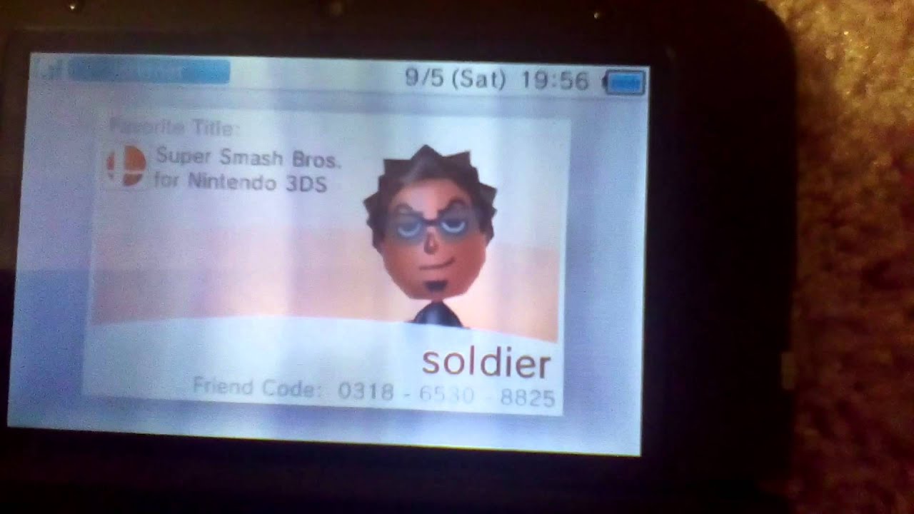My friend code 3DS - YouTube