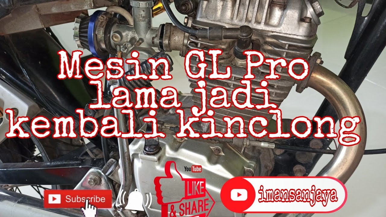 Mesin GL Pro lama jadi kinclong kembali - YouTube