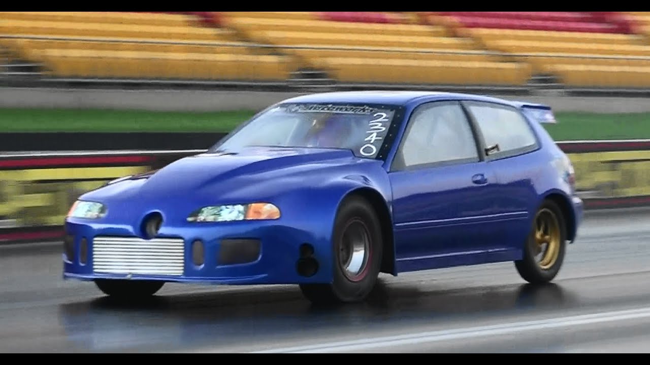 LS AUTOWORKS TURBO HONDA CIVIC 8.80 @ 177 MPH SYDNEY DRAGWAY 20.11.2015 ...