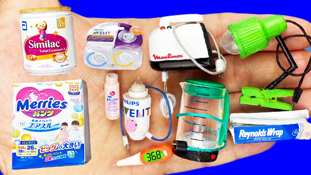 35 DIY MINIATURE FOOD, BABY HACKS, DIY DOLLHOUSE AND MORE REALISTIC ...