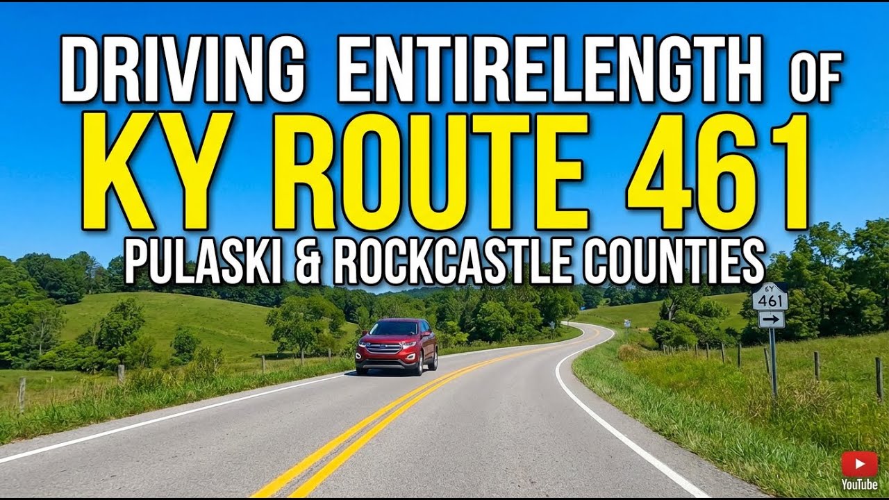 Driving on Entire Length of Kentucky Route 461 in Pulaski and ...