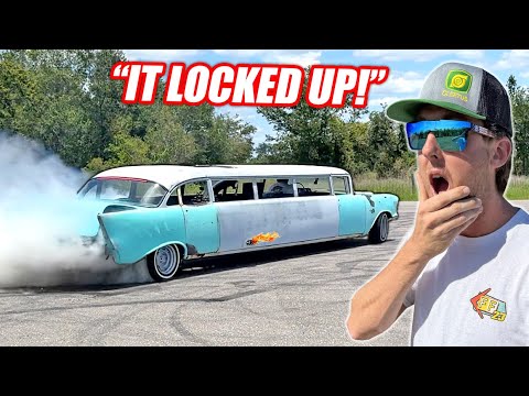 10.3L Big Block Limo FIRST TEST! Ended Badly...