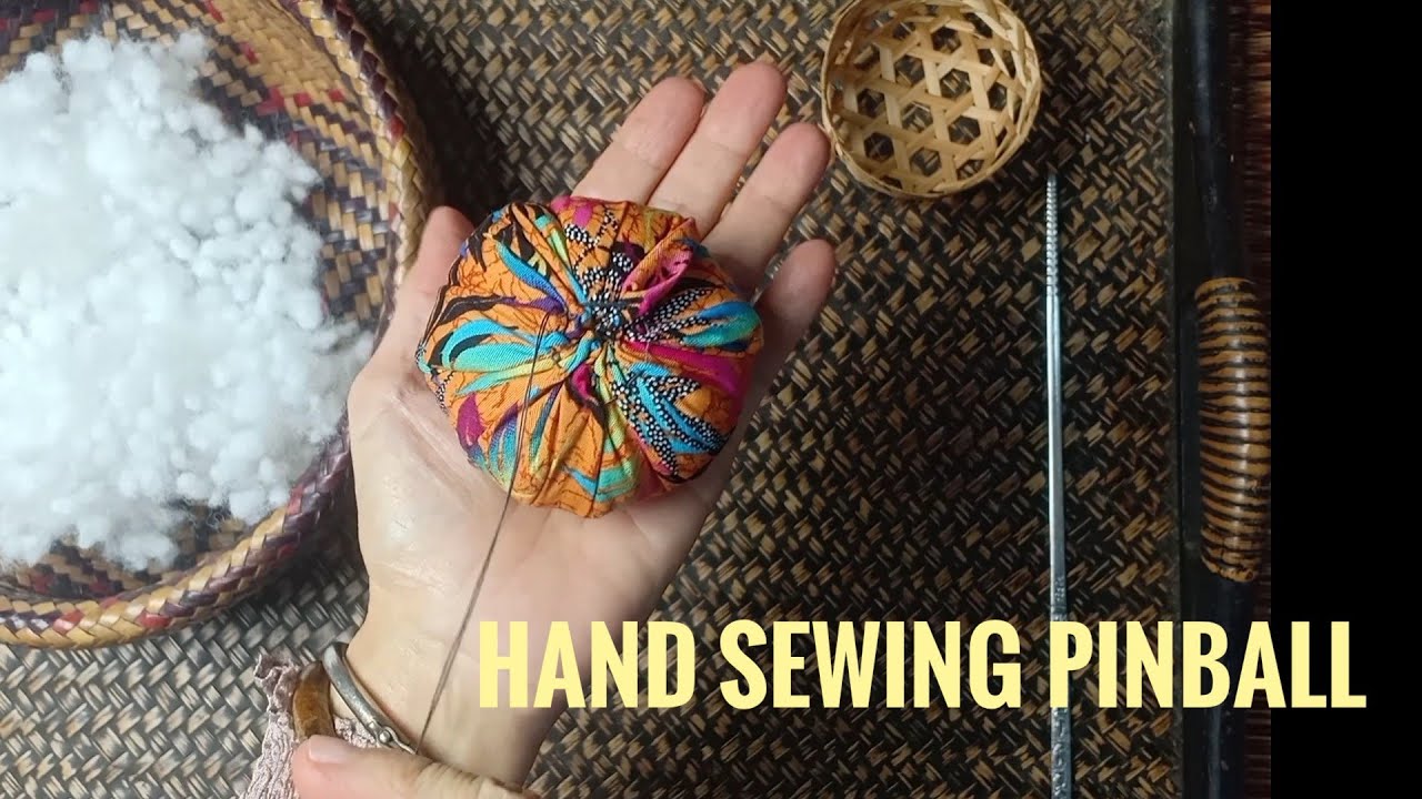 Slow stitching for beginners/Diy Cute Pin Holder /ที่ปักเข็ม - YouTube