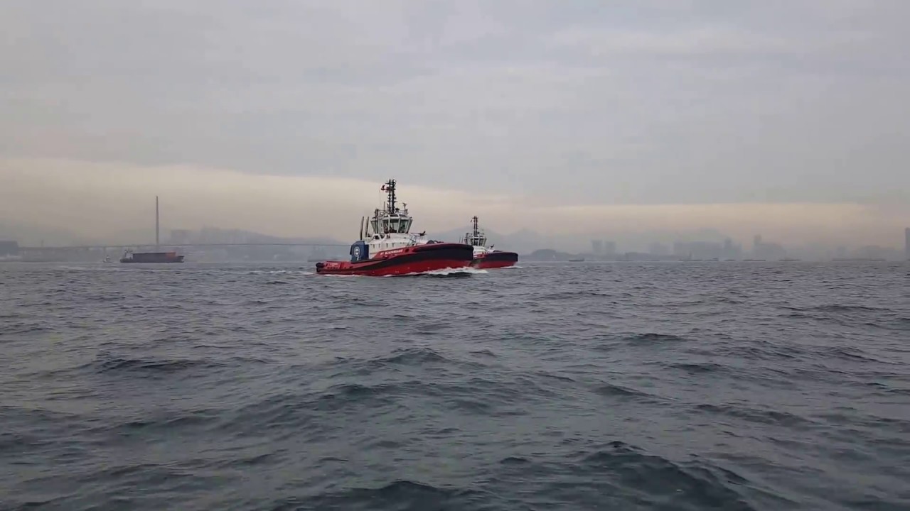 Redwise Maritime Services - delivery voyage "RT Blackbeard" & "RT Raptor" - YouTube