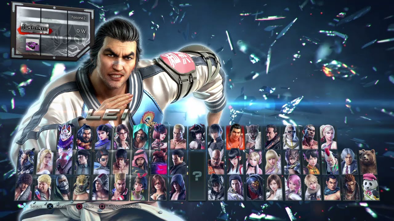 Tekken 7 Characters Select