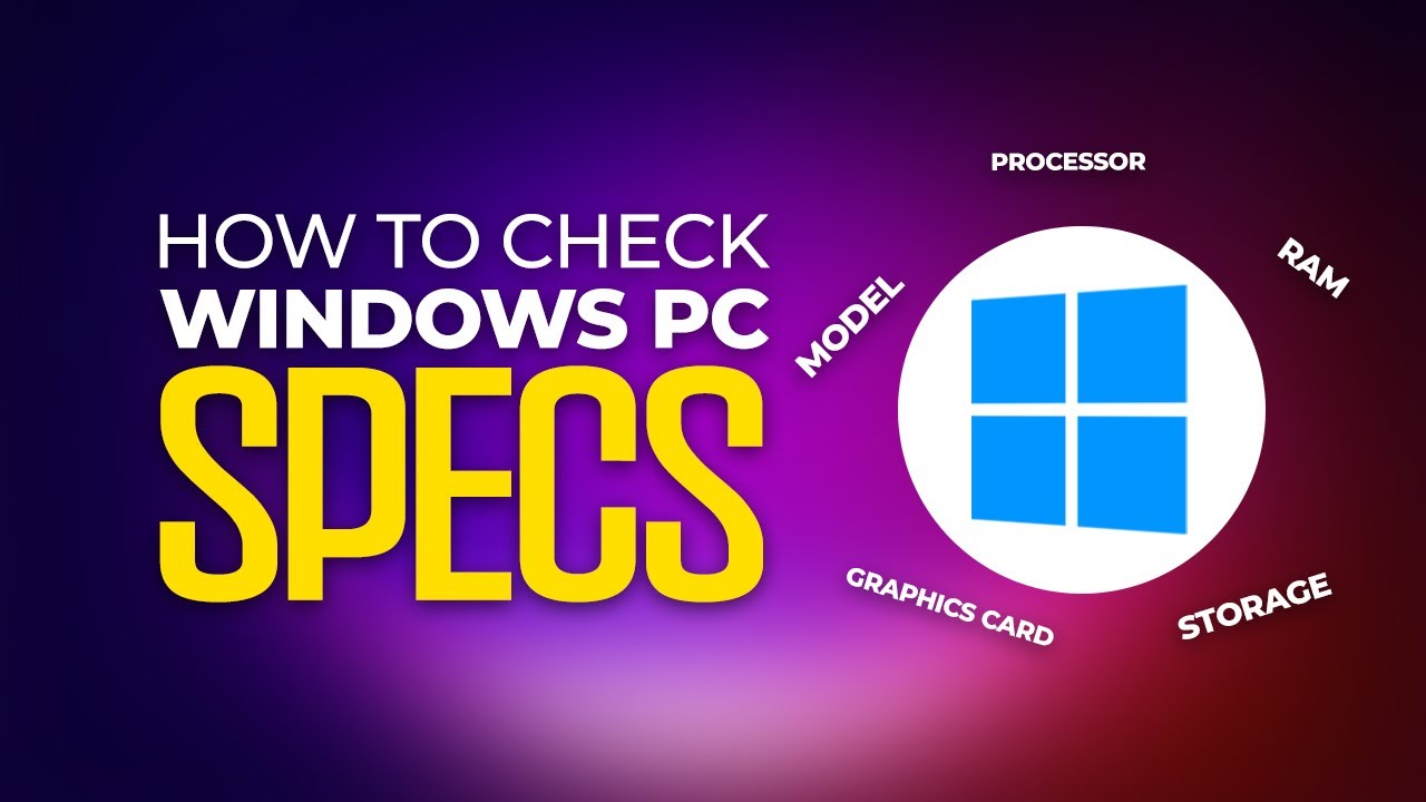 Don't Buy a PC Without Checking These Specs - Easy Method #pcspecs # ...