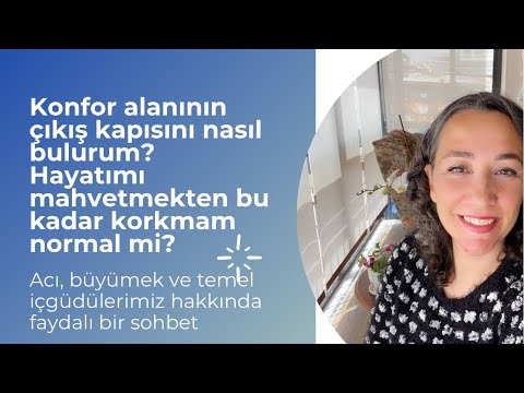 Acı çekmek, konfor alanından çıkmak, büyümek üzerine sohbet