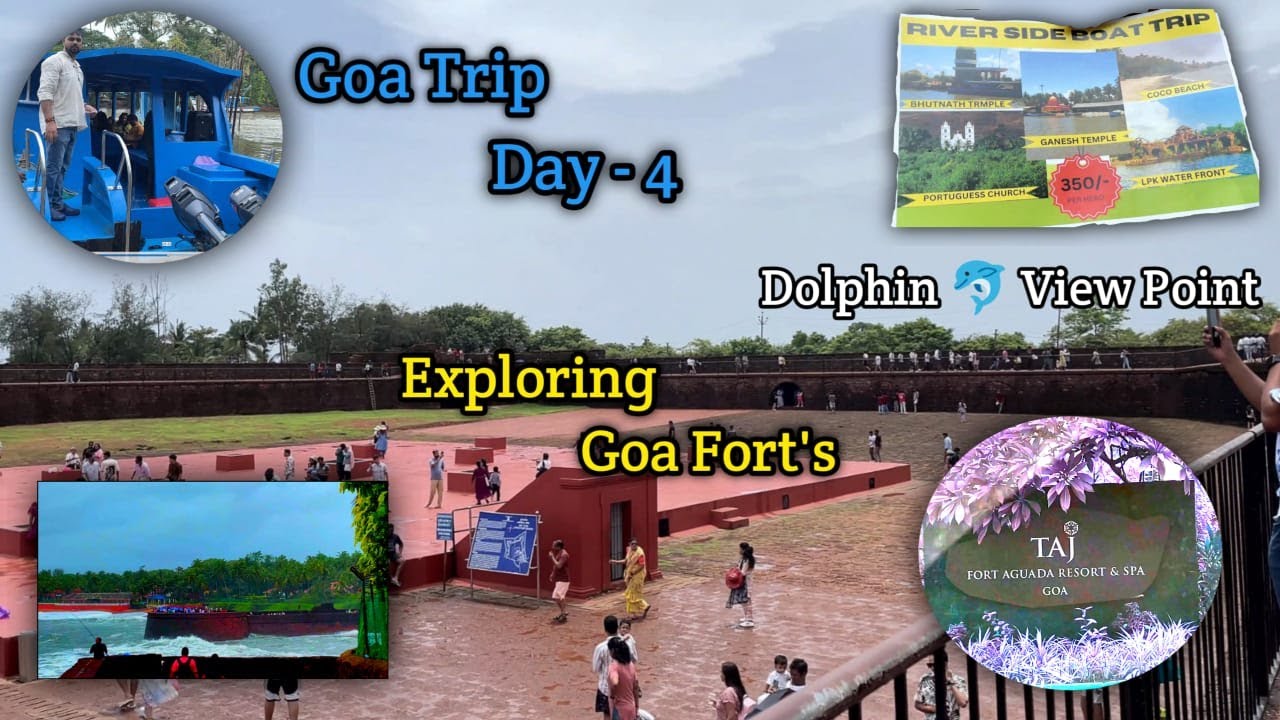 Goa Trip Day-4||Exploring Goa fort||Most Visited Place In Goa||Lower ...