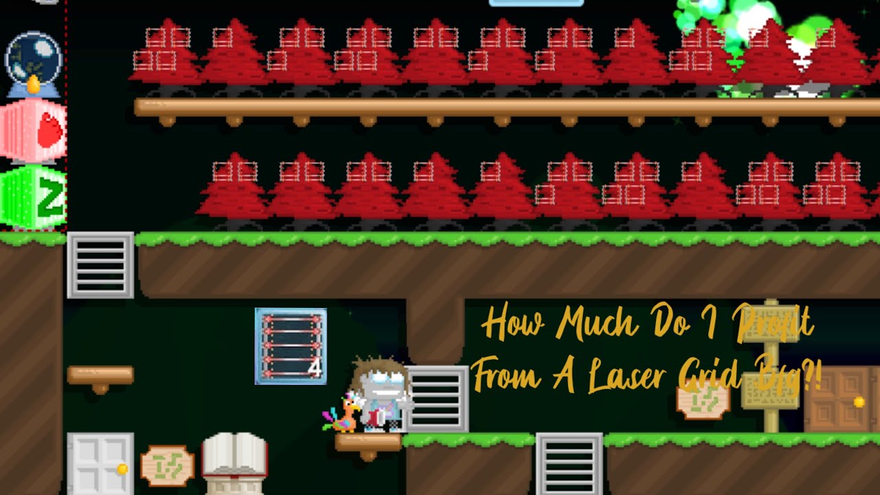 How much profit do i get from a laser grid bfg? | Growtopia - YouTube