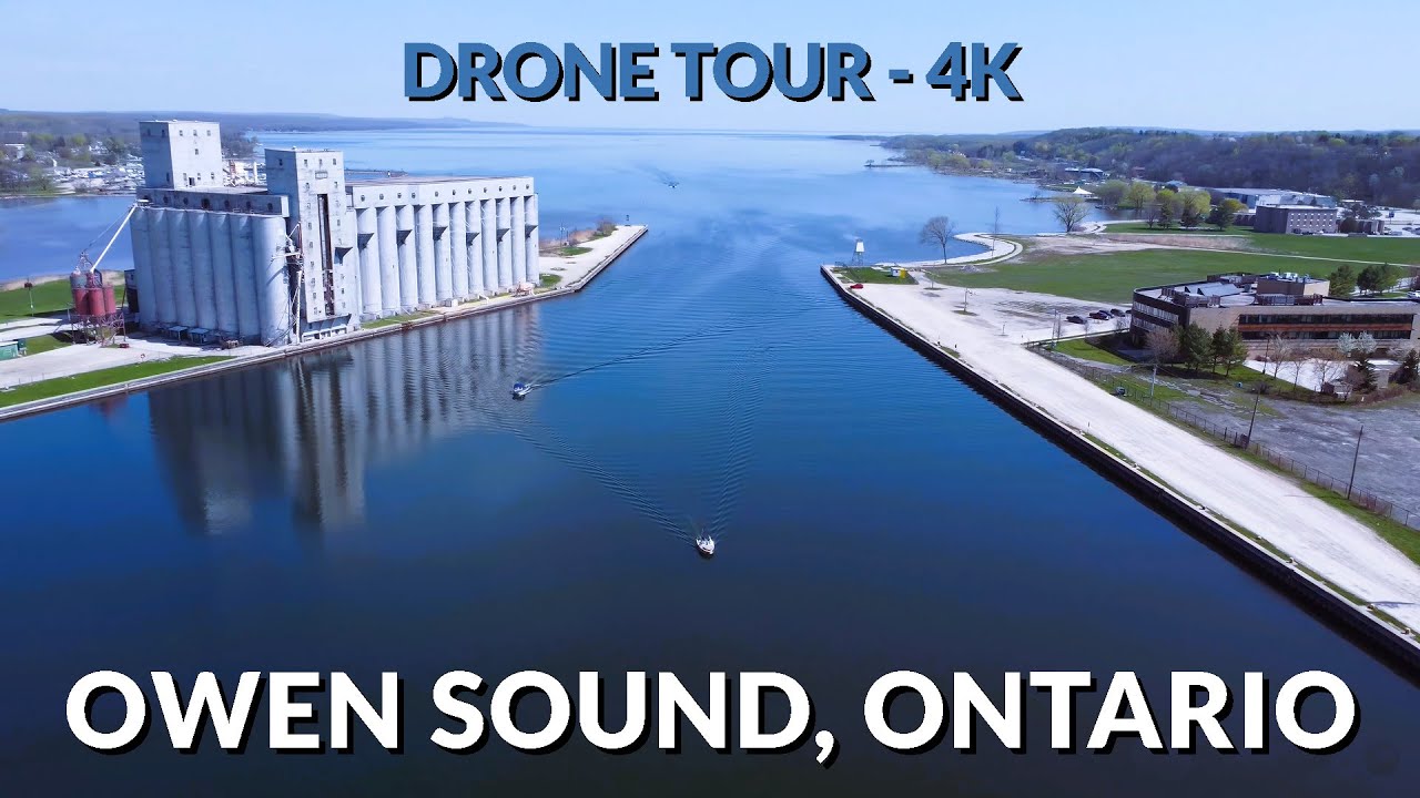 🚁 Breathtaking Aerial Views of Owen Sound | 4K Drone Adventure! 🌅 - YouTube