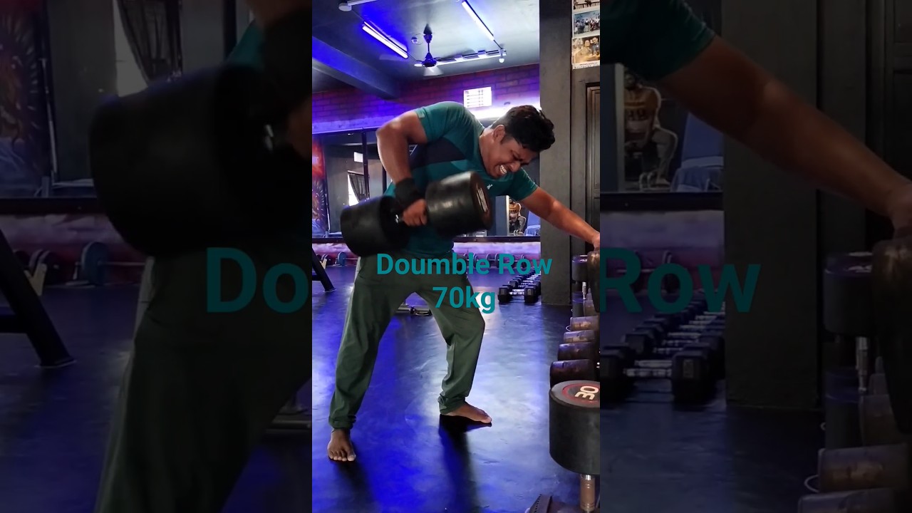 Doumble Row 70kg - YouTube