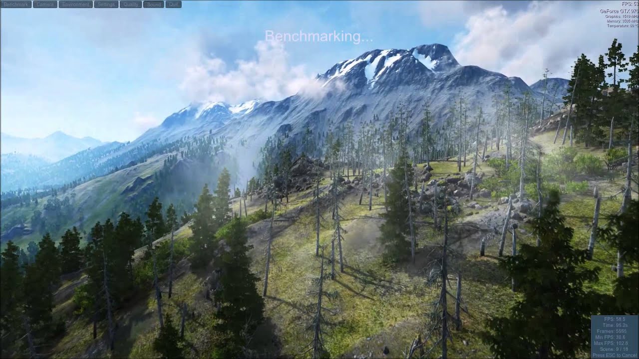 Unigine Valley Benchmark 1.0 - 4790K GTX 970 1080p - YouTube