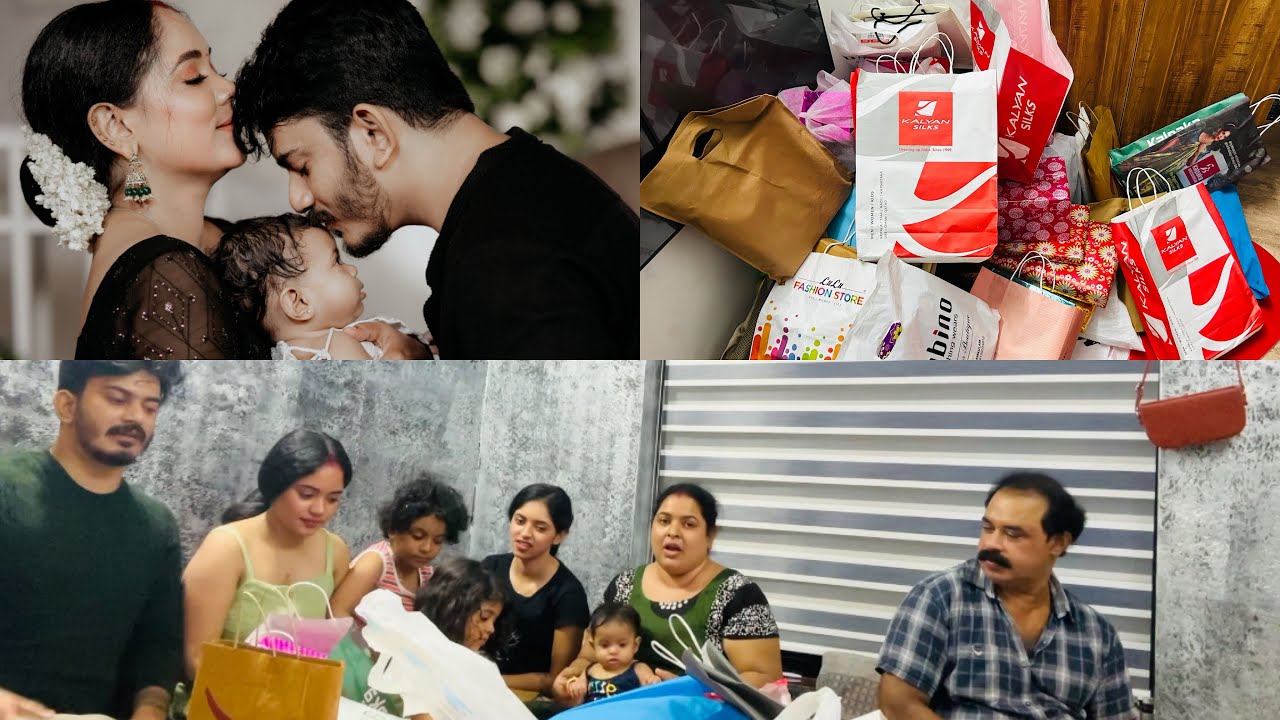 കാത്തുന്റെ Naming Ceremony Gift Unboxing😍😍 - YouTube