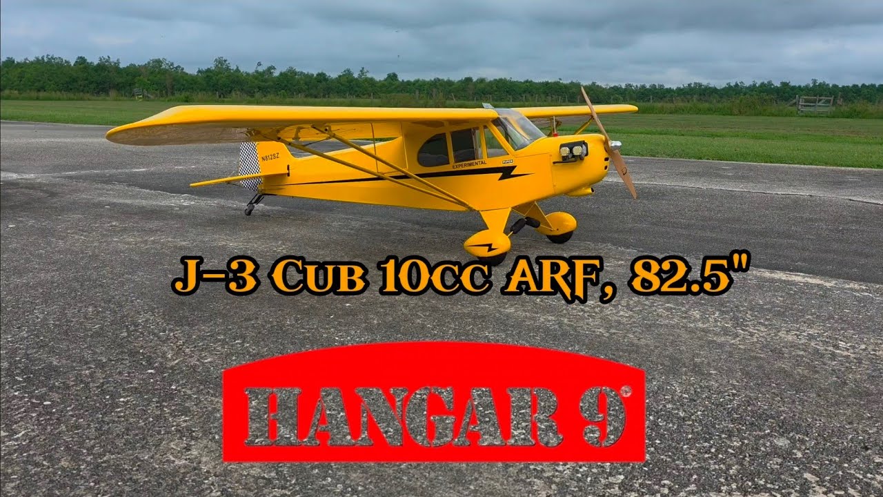 J-3 Cub 10cc ARF 82.5" - Classic RC Trainer Plane in Action! - YouTube
