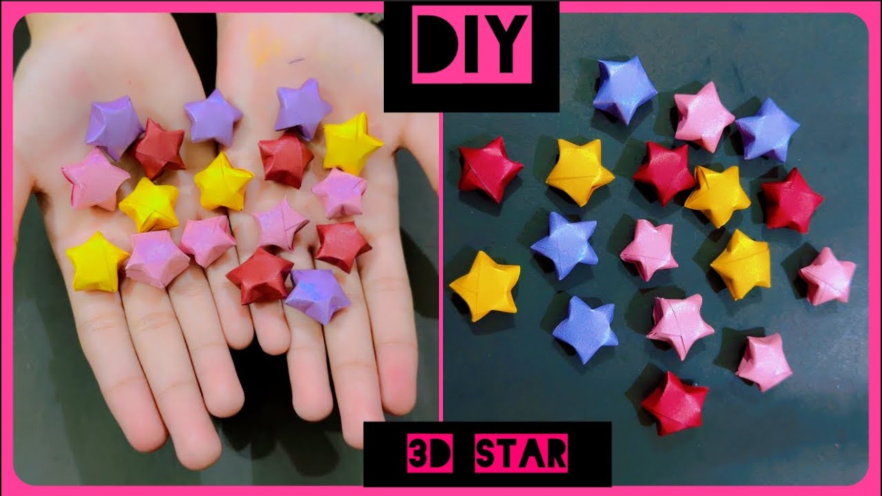 Origami Lucky Star tutorial || Easy DIY Paper Star || Dreams with ...