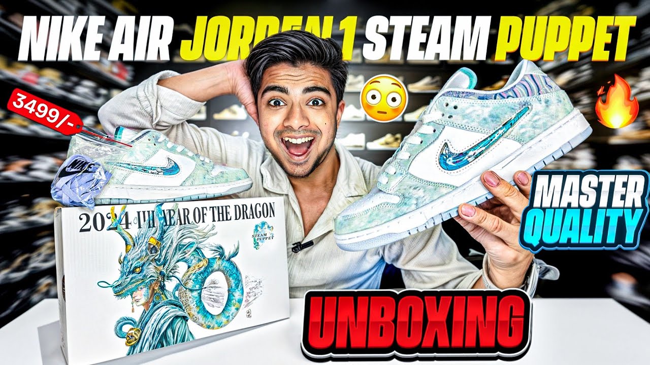 Unboxing Nike SB Dunk Dragon*STEAM PUPPET*(Master Quality)🔥 | Foothunk ...