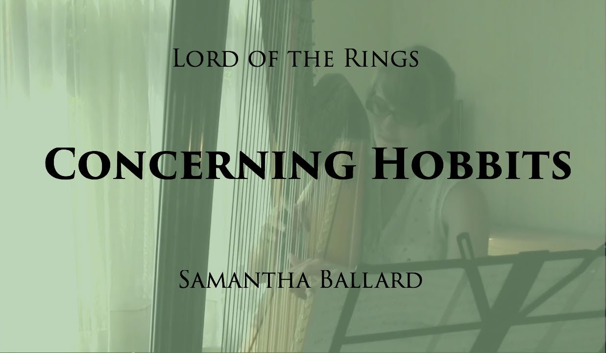 Concerning Hobbits (Lord of the Rings) - Harp Cover + SHEET MUSIC - YouTube